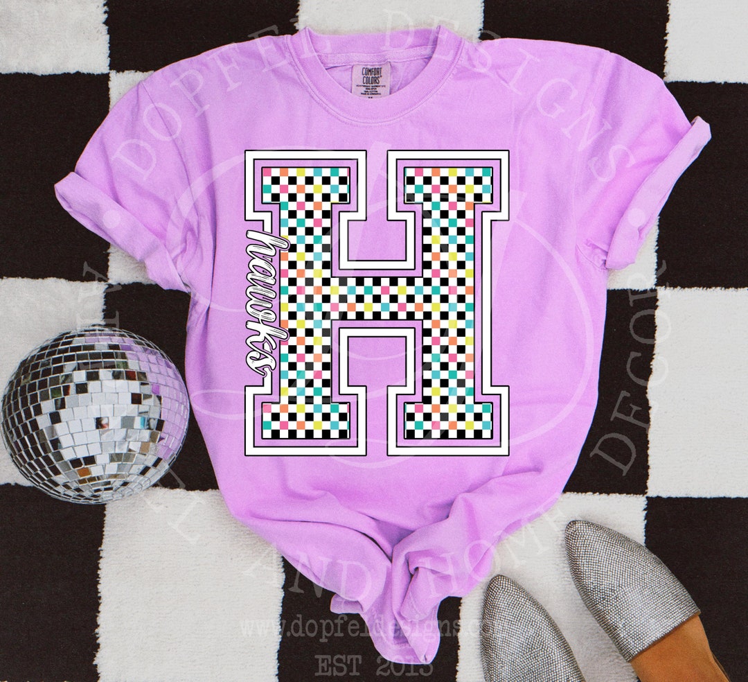 NEON Hawks Checkered Digital Download - Etsy