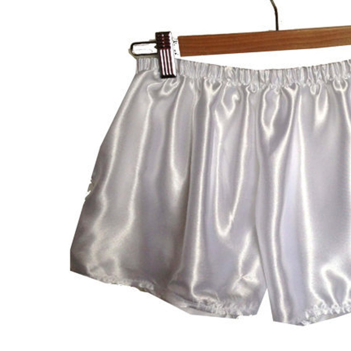 Pretty Satin and Floral Lace Panel Shorts | Etsy