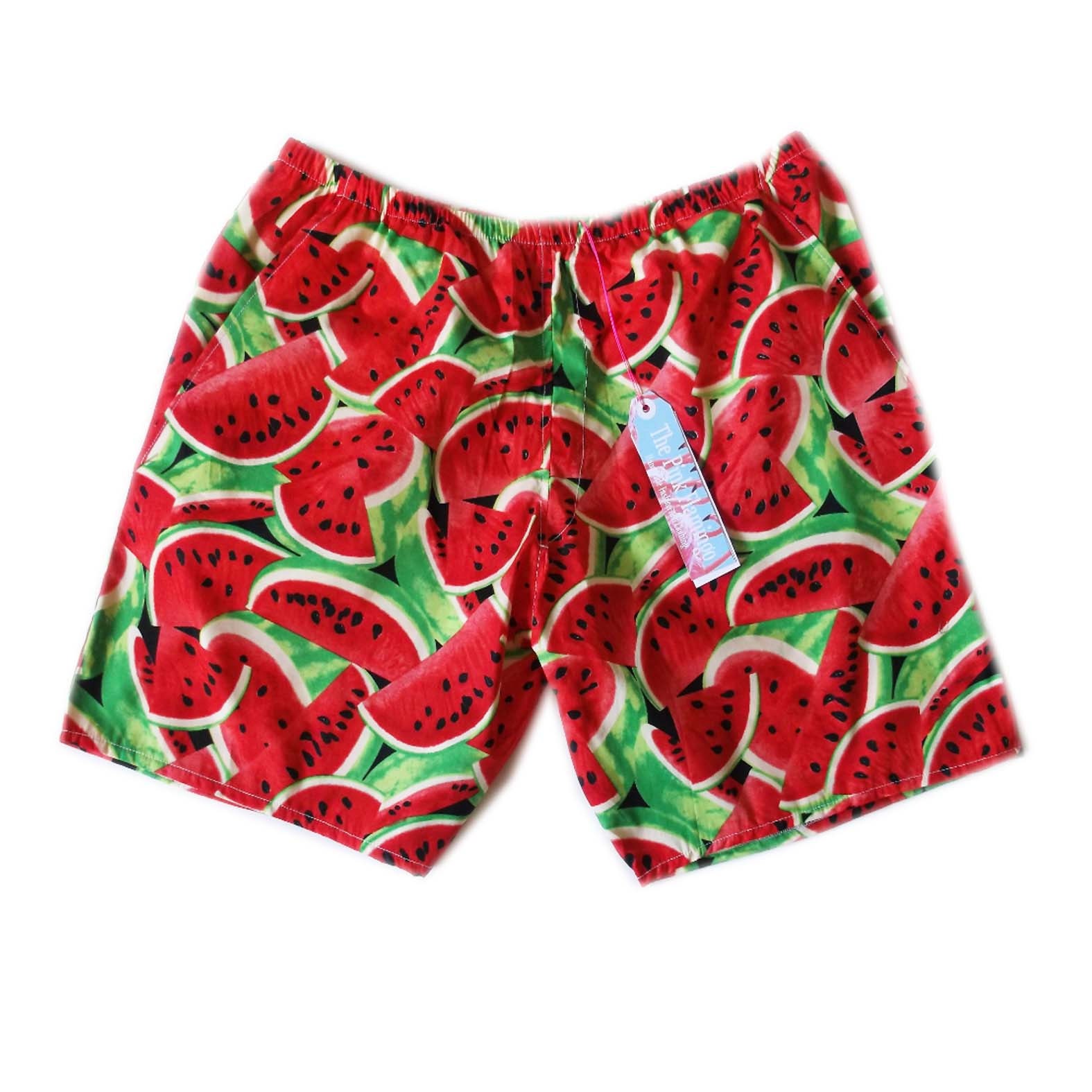 Men's Retro Watermelon Print Board Shorts - Etsy UK
