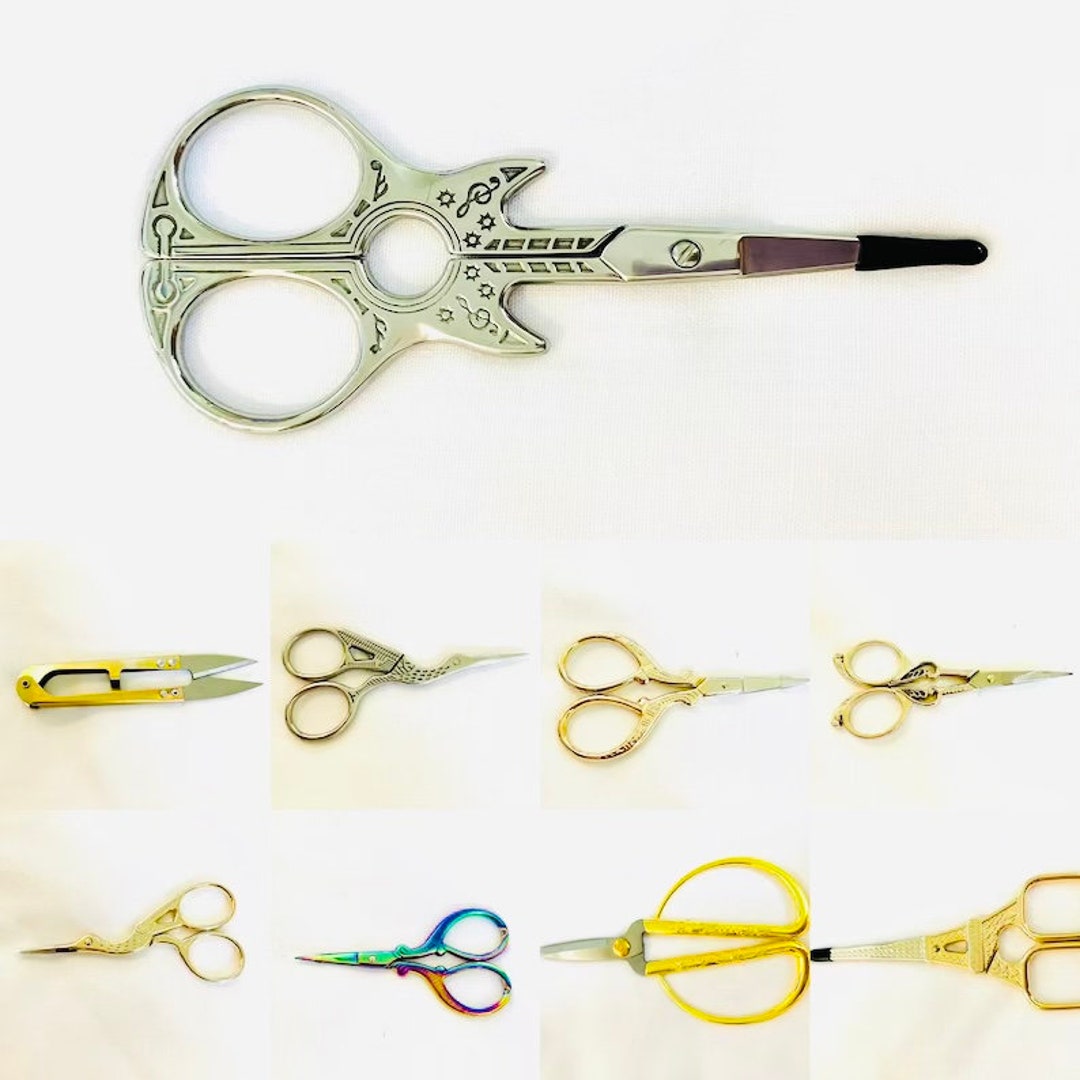 Pretty Vintage Style Embroidery Scissors - Etsy