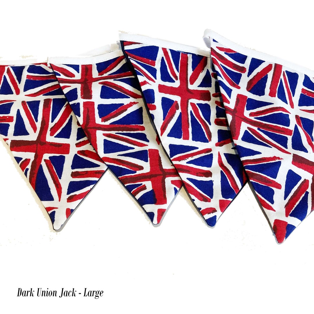 Union Jack Print Bunting - Large and Small - Etsy