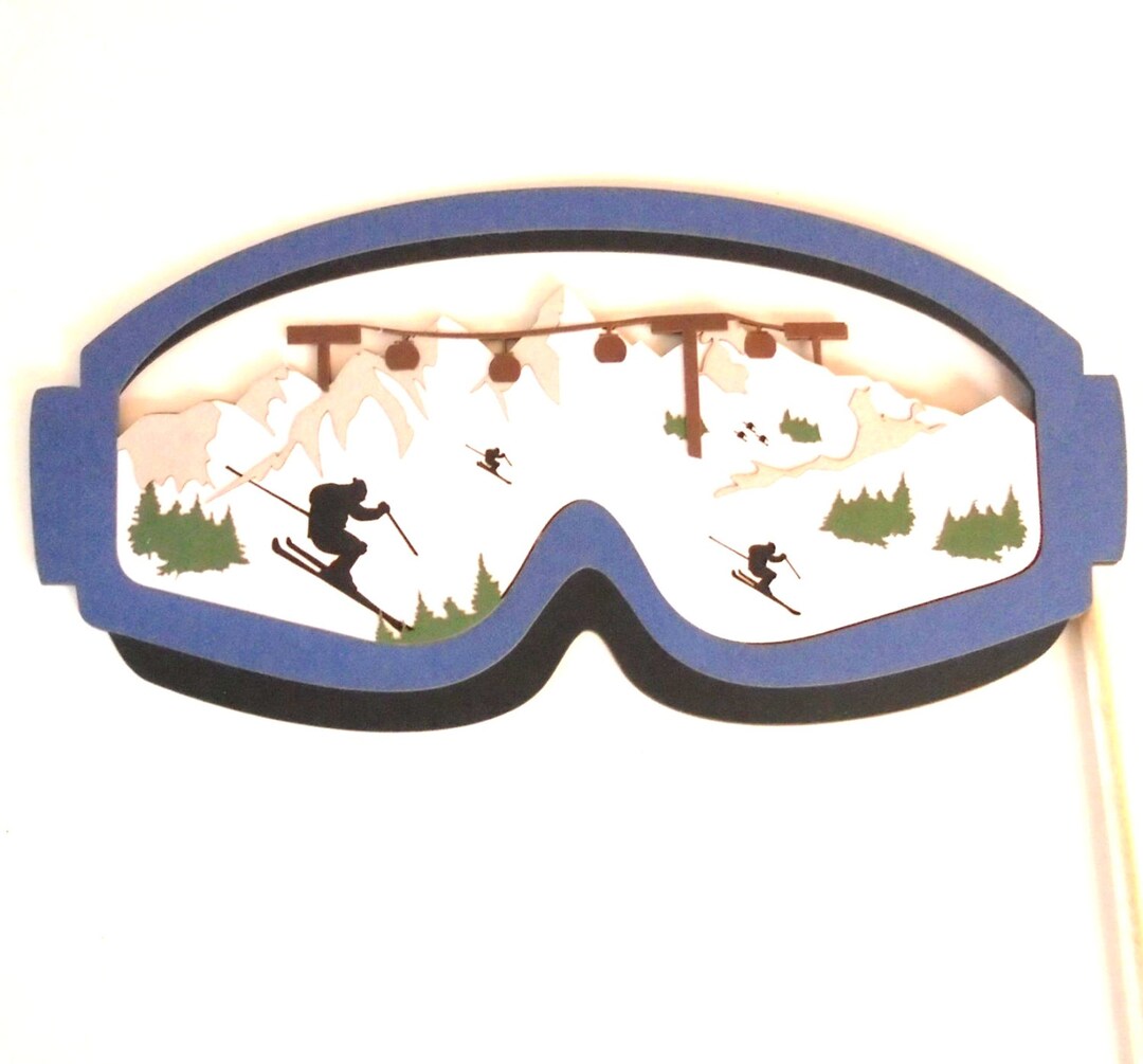 Ski Goggles Inspired Photo Booth Party Props Snow Snow Summit 1 Goggle ...