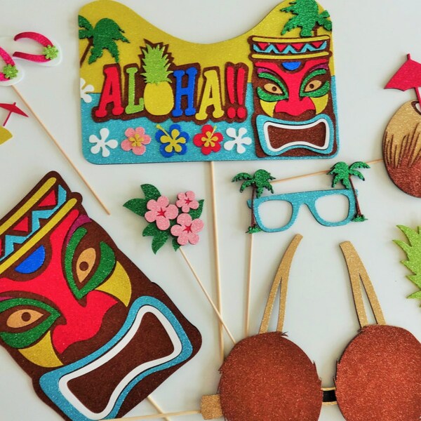 Hawaiian Photo Props - Etsy