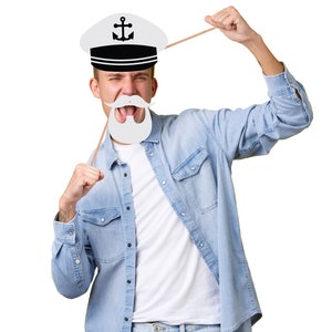 Nautical Digital Photo Booth Props - Sea Ocean Them Photo Booth Props ...