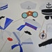 Nautical Photo Booth Props Sailor Hats - Sea Ocean Them Photo Booth ...