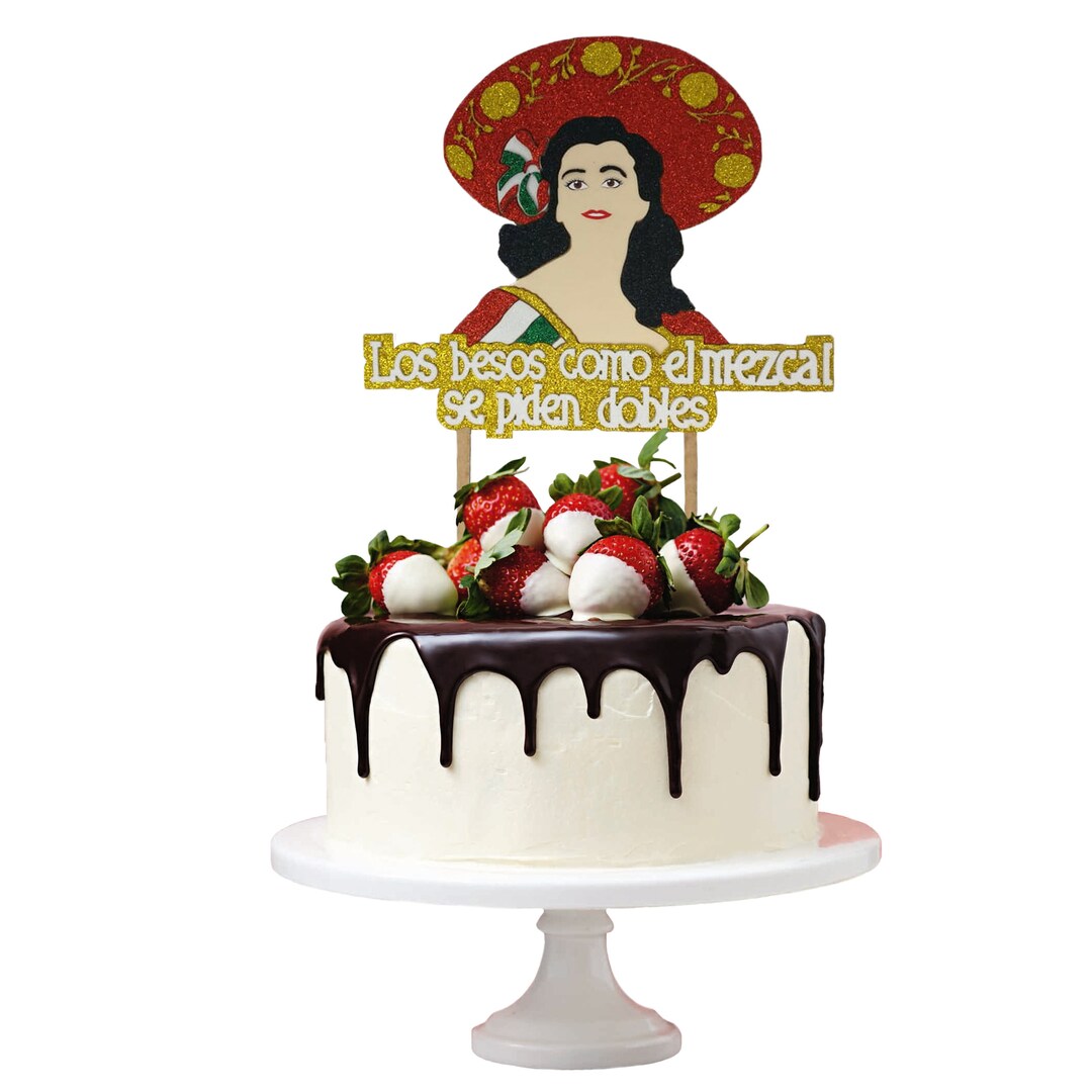 Mexican Charra Cake Topper Personalized With Any Saying Day Od the Dead ...
