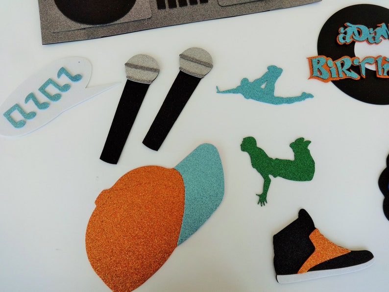 Break Dance Photo Booth Props Microphone Boom Box Breakdancers - Etsy