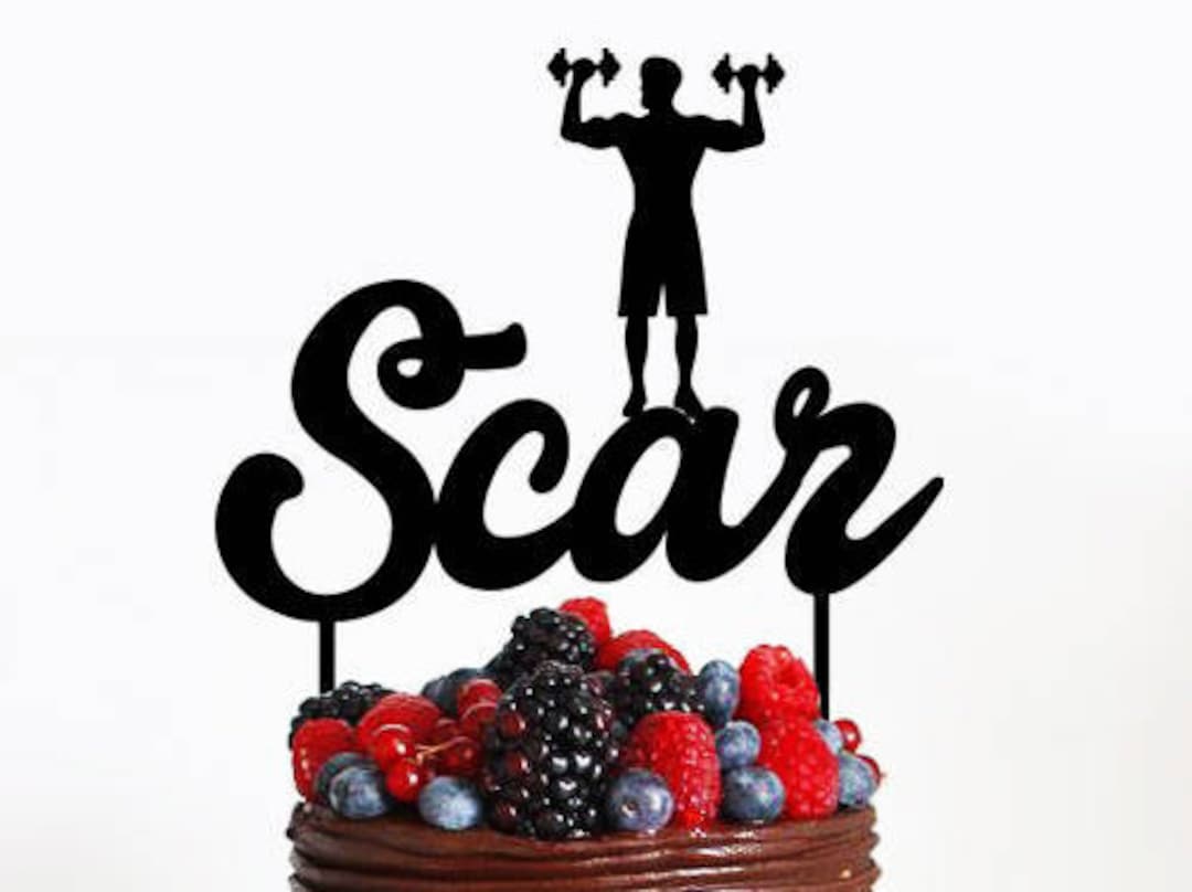 Crossfit Cake Topper, Custom Name Trainer Cake Topper, Bodybuilder Cake ...