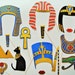 Egyptian King Tut Photo Booth Props Walk Like a Egyptian Party Photo ...