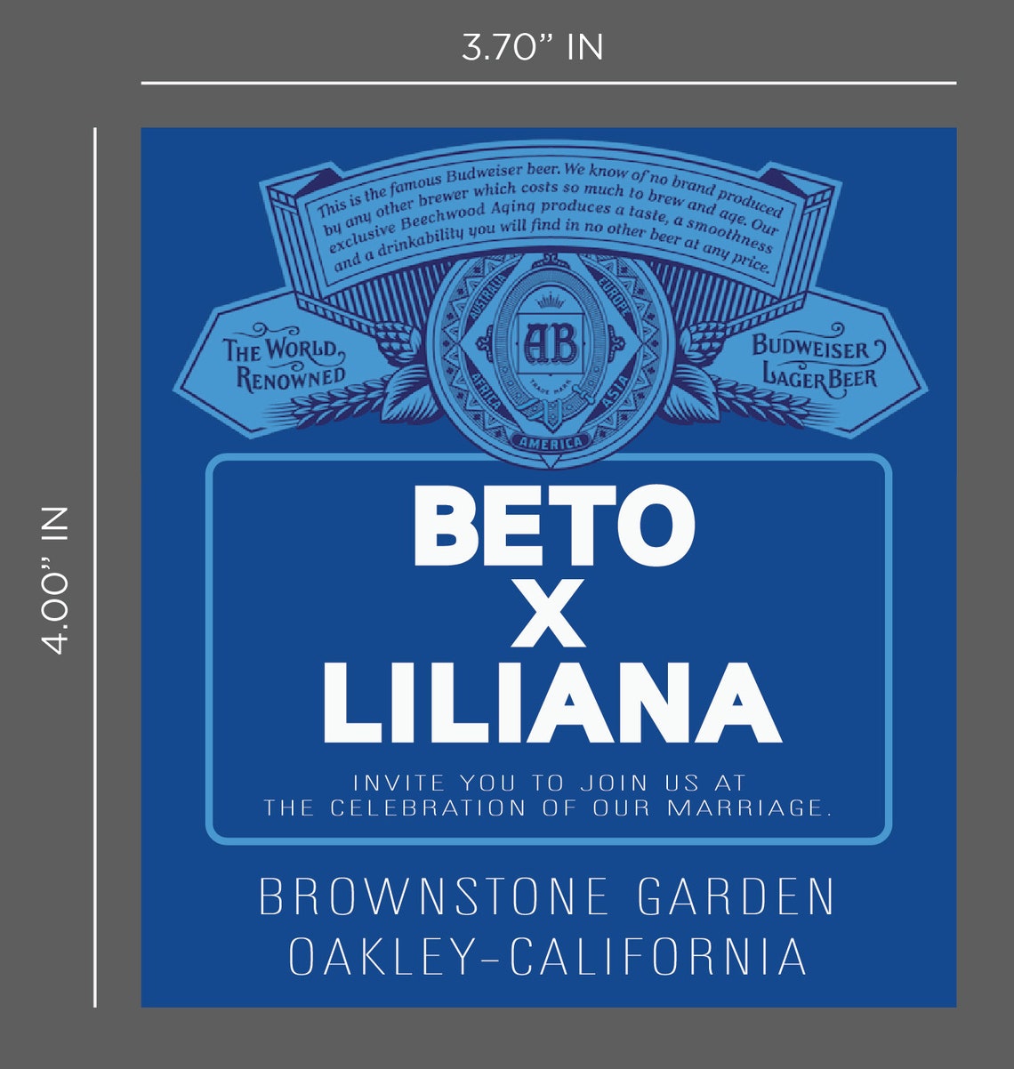 Sticker CERVEZA BUD LIGHT Digital Instant Download Edit the File - Etsy