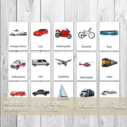 Classroom Materials Montessori Cards - Etsy