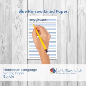 Montessori Writing Paper Bundle DIGITAL MATERIAL - Etsy