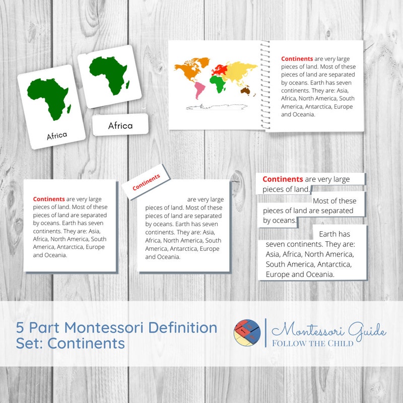 Montessori Map - Etsy