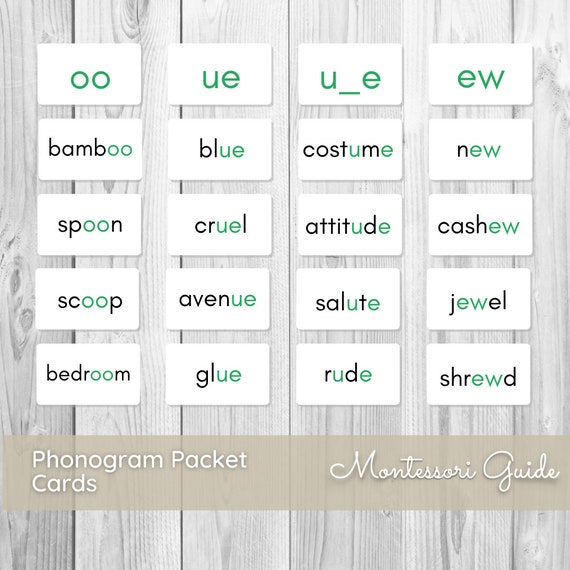 Phonogram Reading Cards410 Cards That Cover 41 Phonograms - Etsy