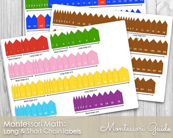 Printable Montessori Checkerboard Math Mat With Task Cards and - Etsy