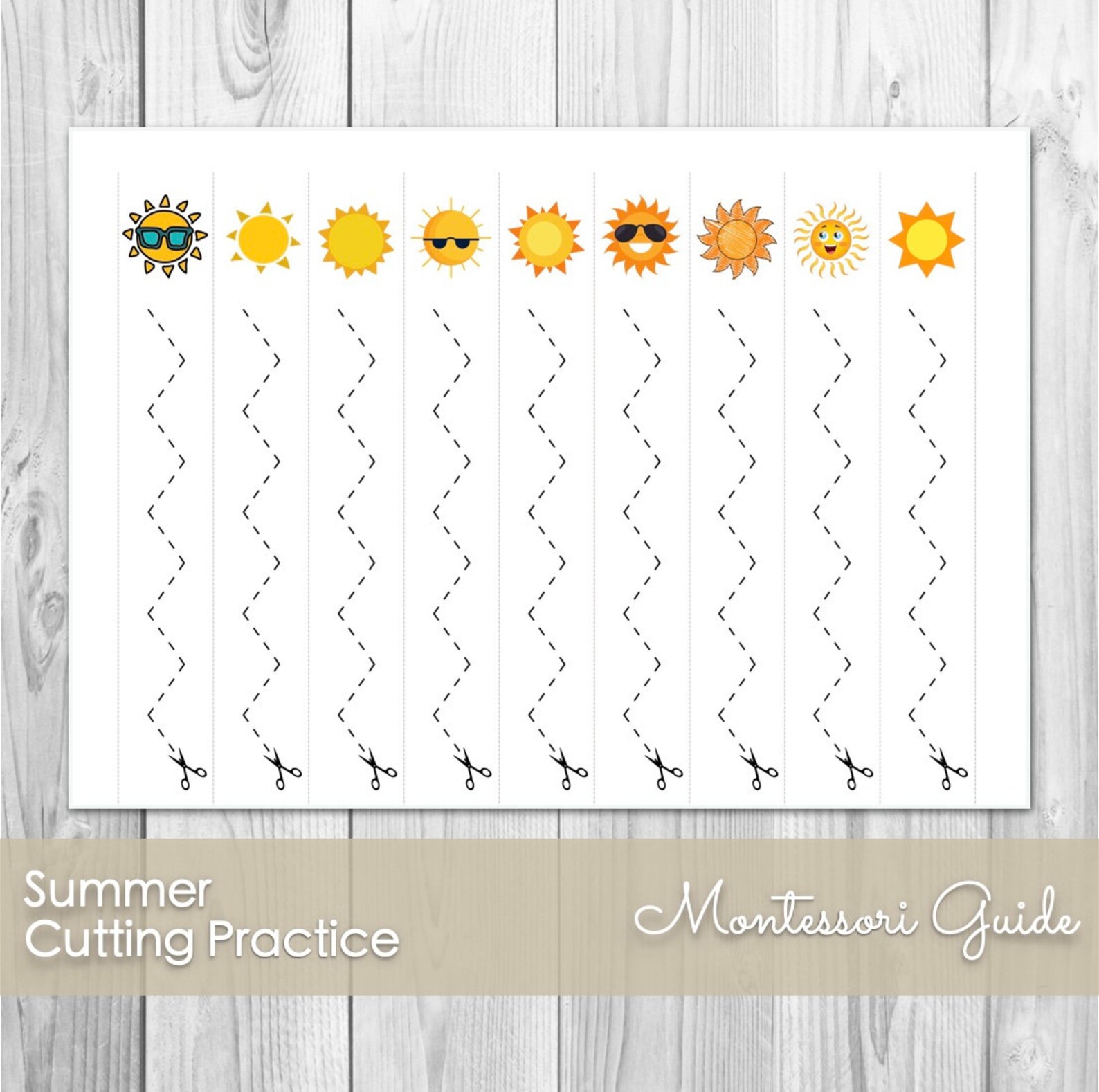 Summer Cutting Practice - Etsy