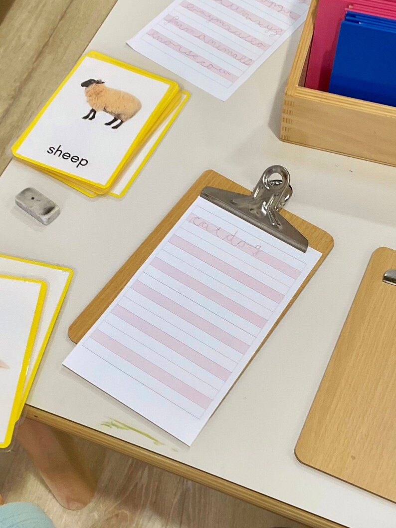 Montessori Wide-lined Paper | Etsy