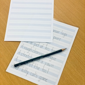 Montessori Writing Paper BUNDLE - Etsy
