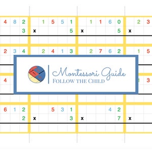 Montessori Math Equations - Etsy