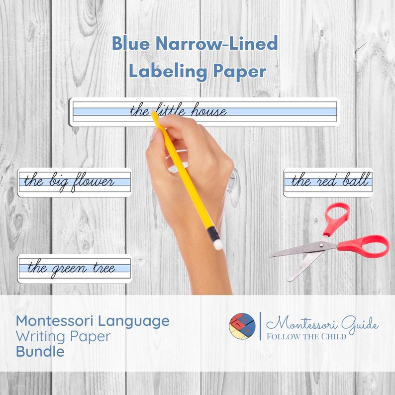 Montessori Writing Paper Bundle DIGITAL MATERIAL - Etsy