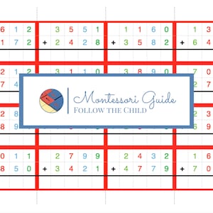 Montessori Math Equations - Etsy