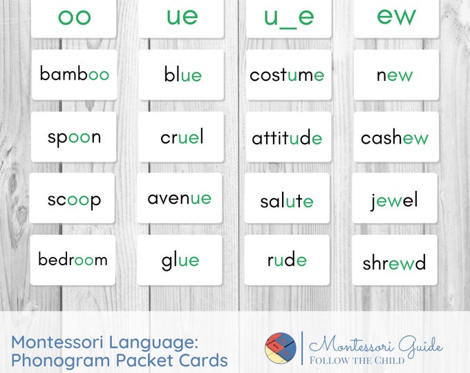 Montessori Phonogram PDF Downnload for Reading Booklets 63 Booklets ...