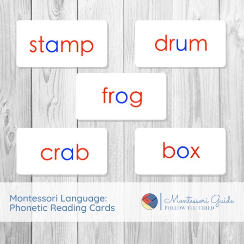 Montessori Phonogram Reading Cards - Etsy