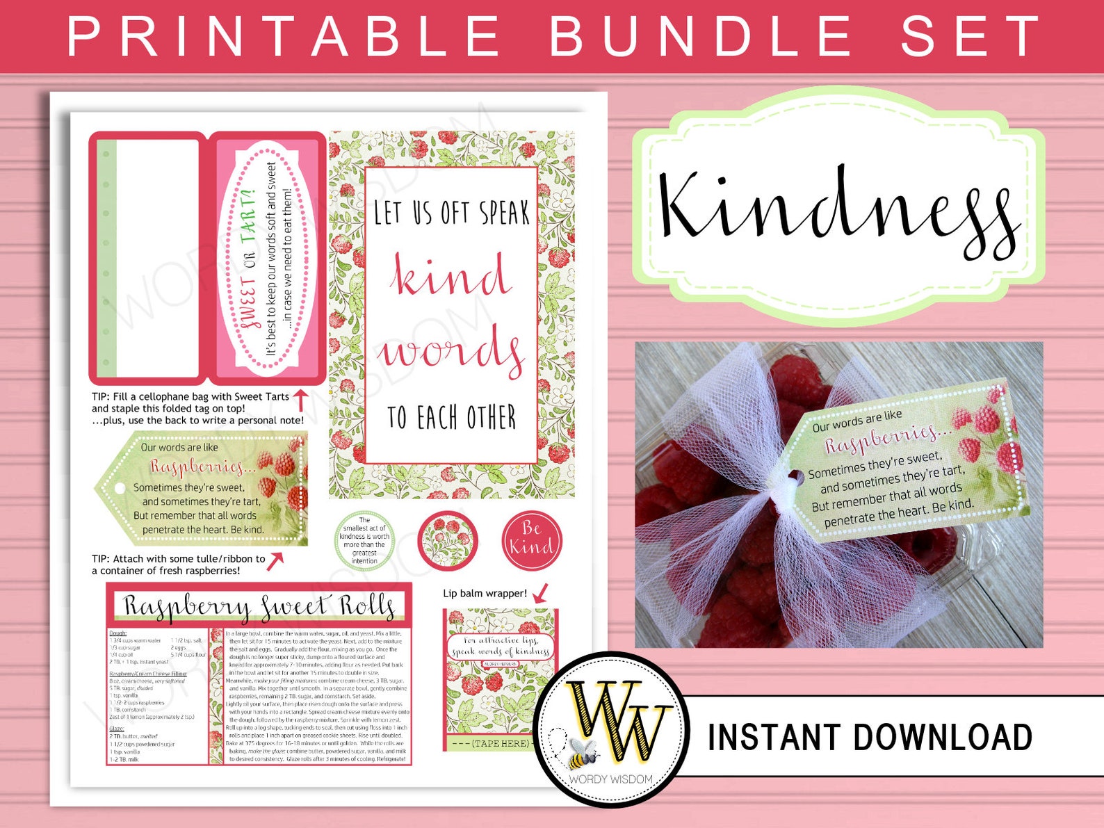 Printable Bundle KINDNESS Instant Download Relief | Etsy