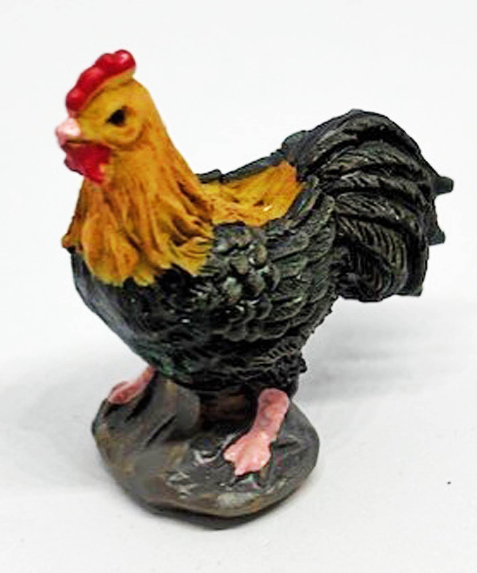 Dolls House Miniature Resin Chickens, Chicks and Rooster 1:12th Scale ...