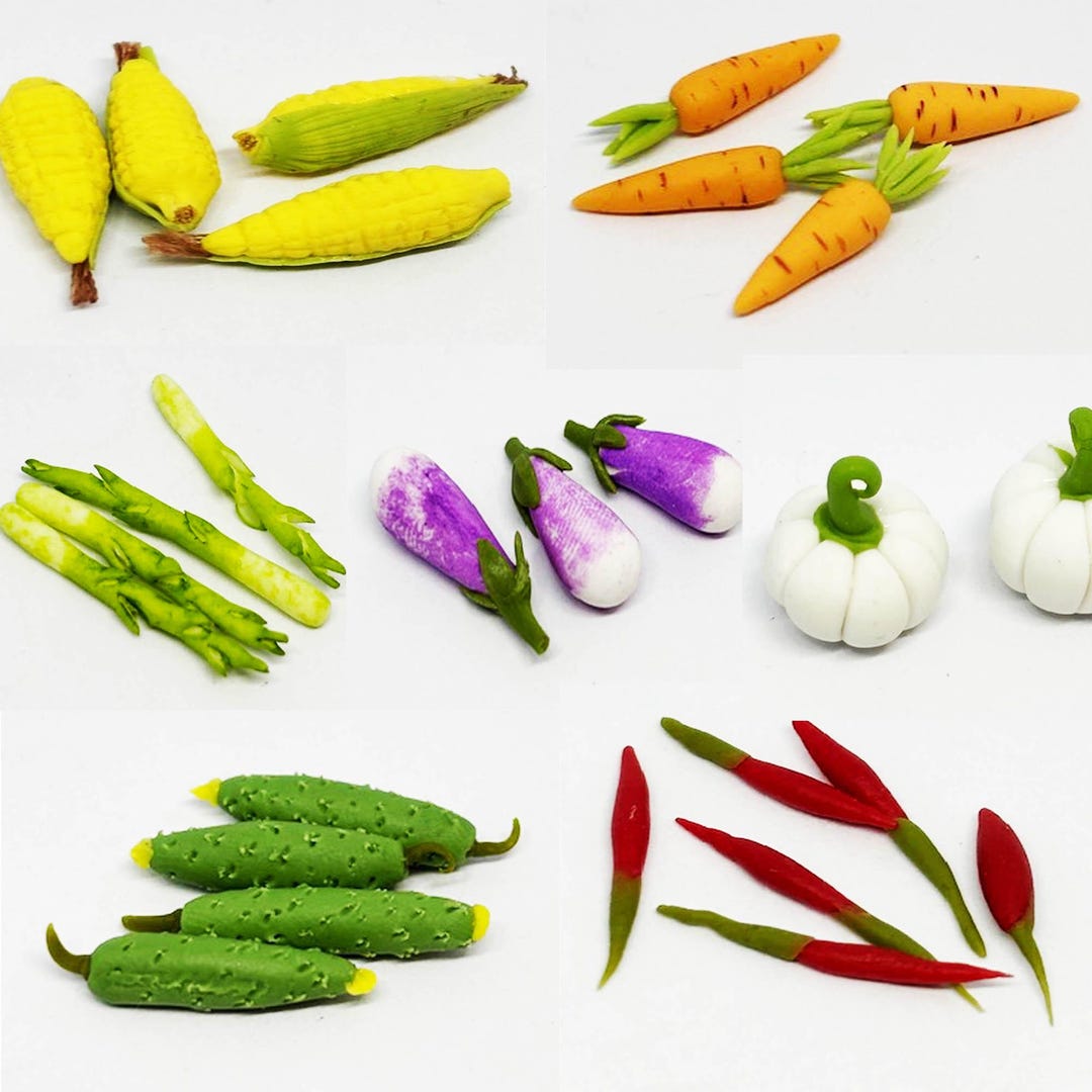 Dolls House Miniature Hand Made Vegetables 1:12th Scale Shop Market - Etsy