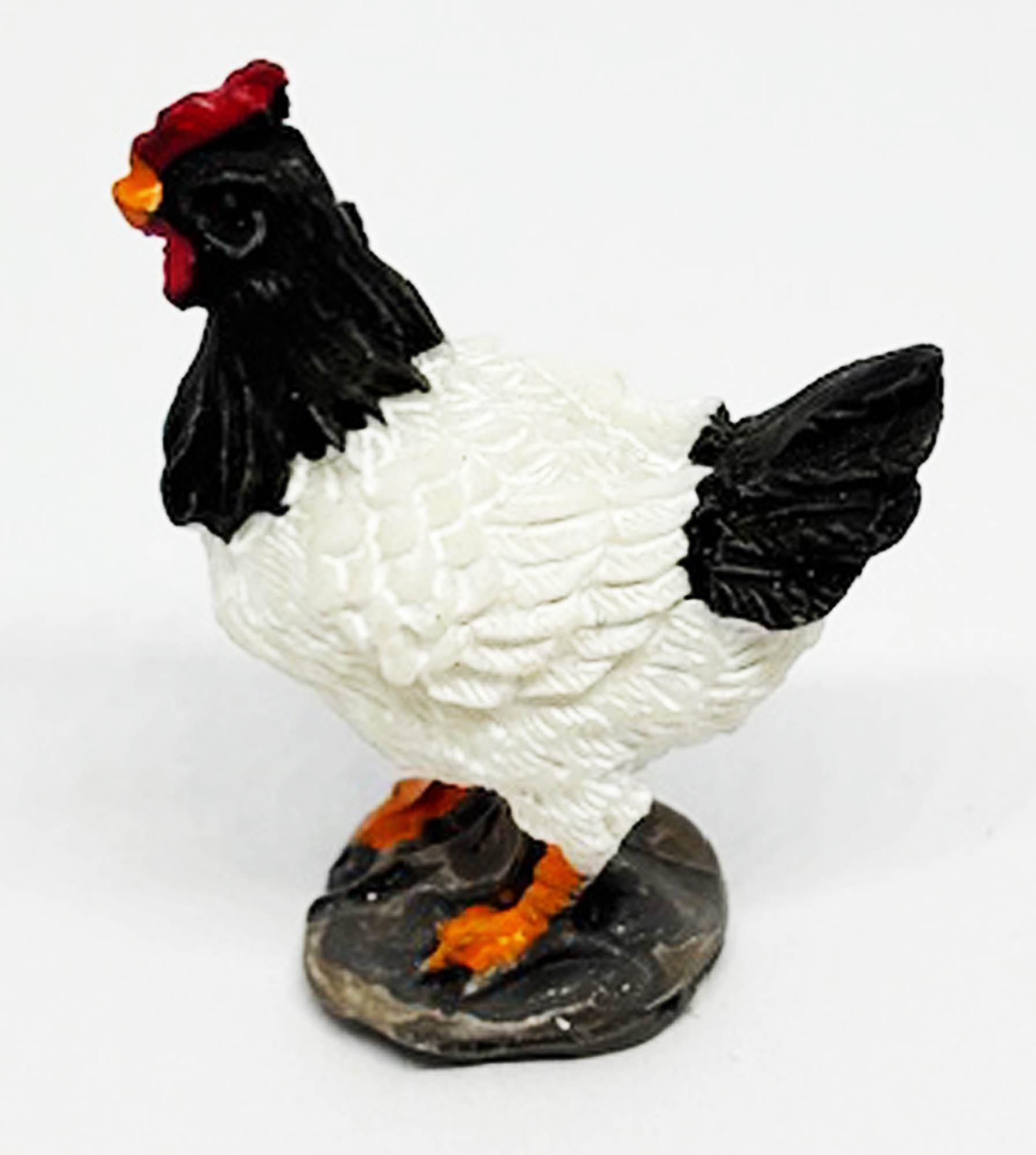 Dolls House Miniature Resin Chickens, Chicks and Rooster 1:12th Scale ...