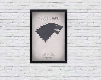 House Stark Poster - Etsy
