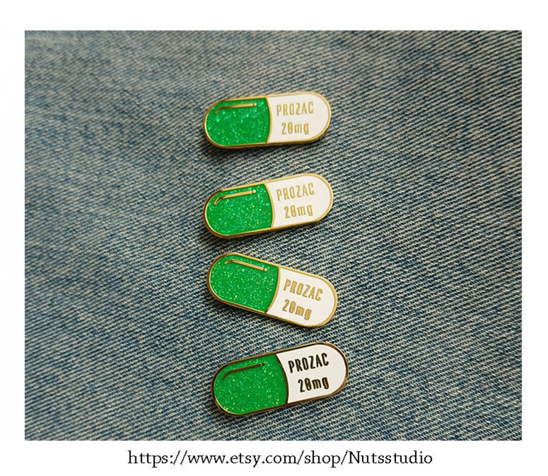 PROZAC Enamel Pin - Etsy