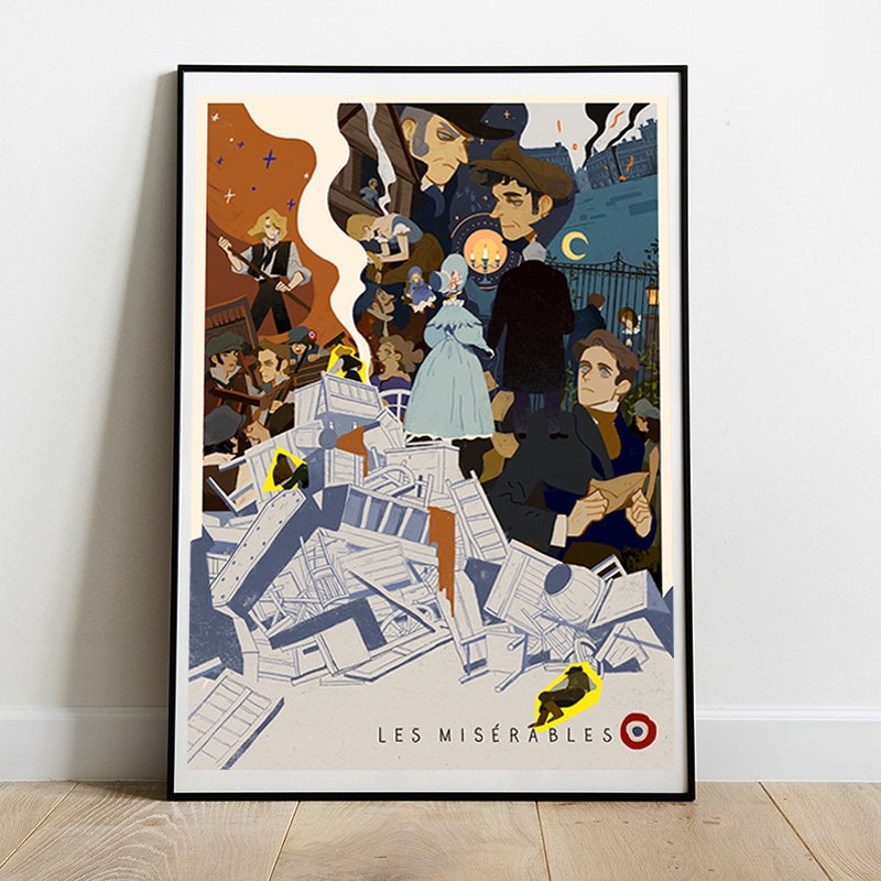 Les Miserables Poster Giclee Large Printles | Etsy