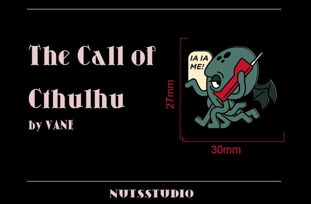 The Call of Cthulhu hard Enamel Pins - Etsy