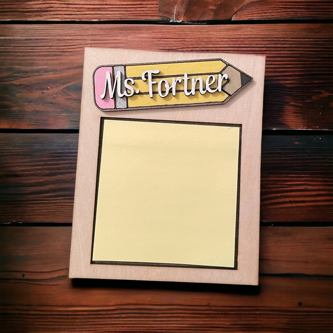 Teacher Gift Teacher Appreciation Post-it Holder Gift From Student ...