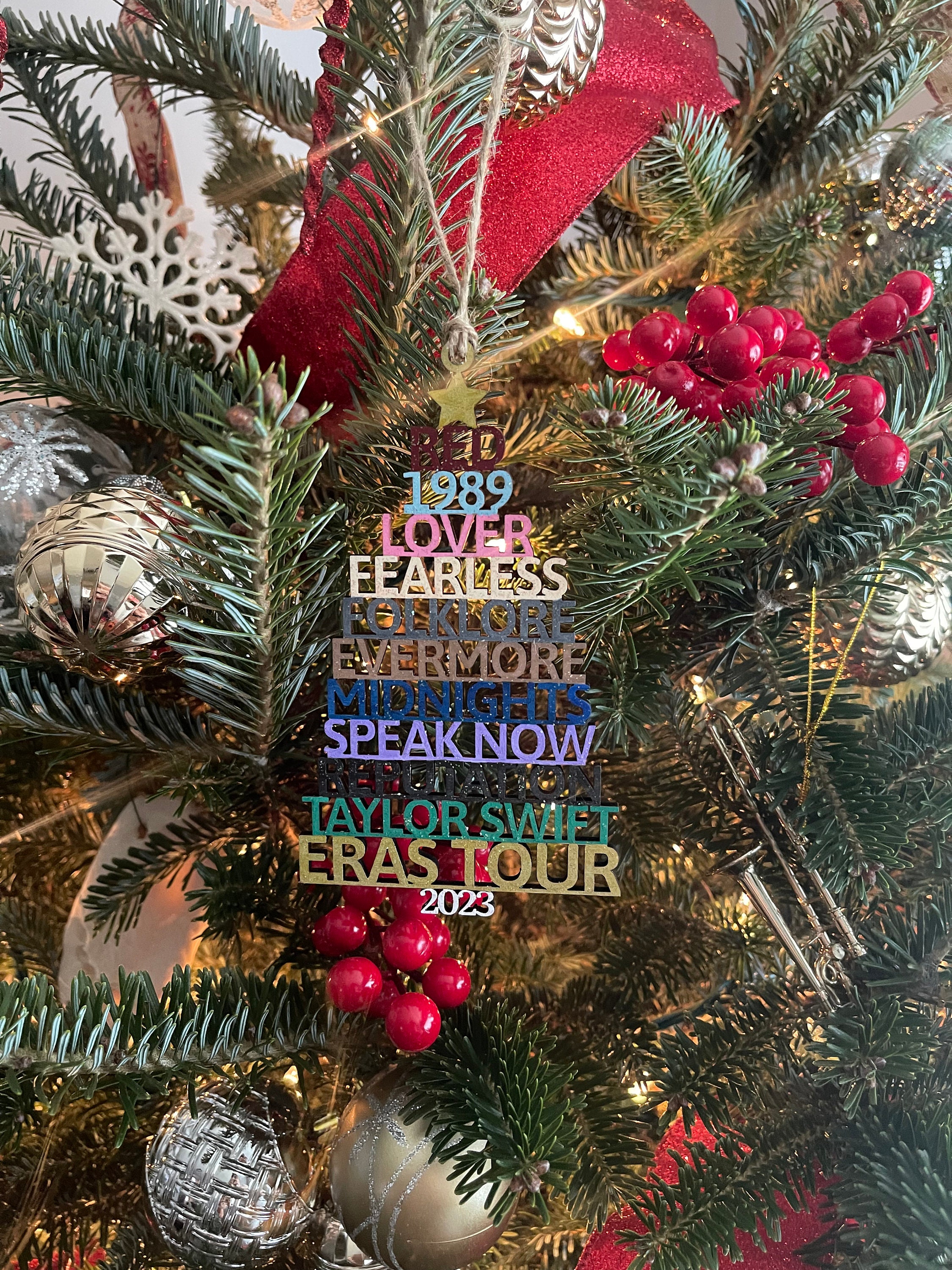 Taylor Swift's Eras Tour Ornament - Etsy