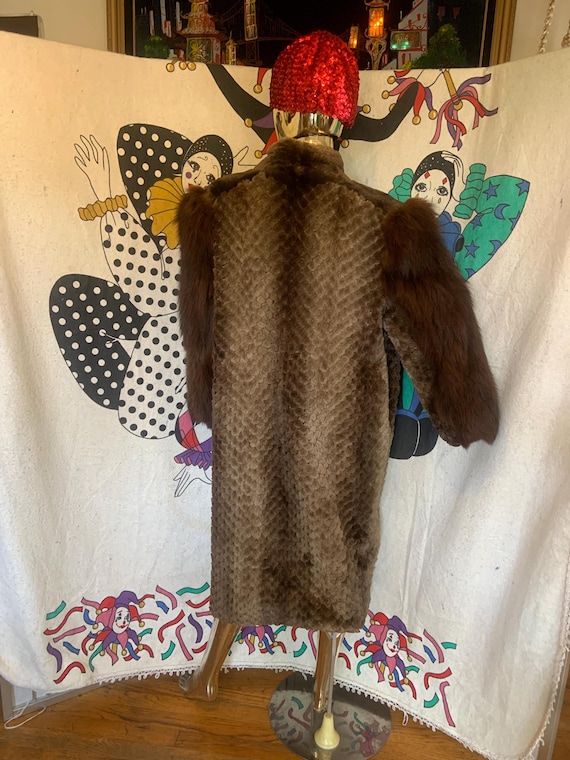 Vintage long genuine Fur Coat - Gem