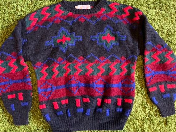 Vintage Wool Sweater - Gem