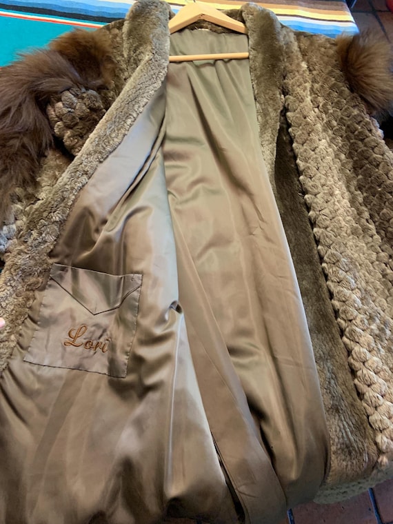 Vintage long genuine Fur Coat - Gem