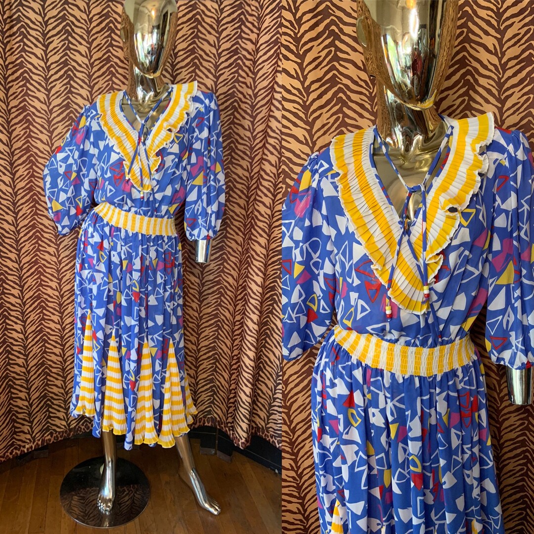 Vintage Diane Freis Dress - Etsy