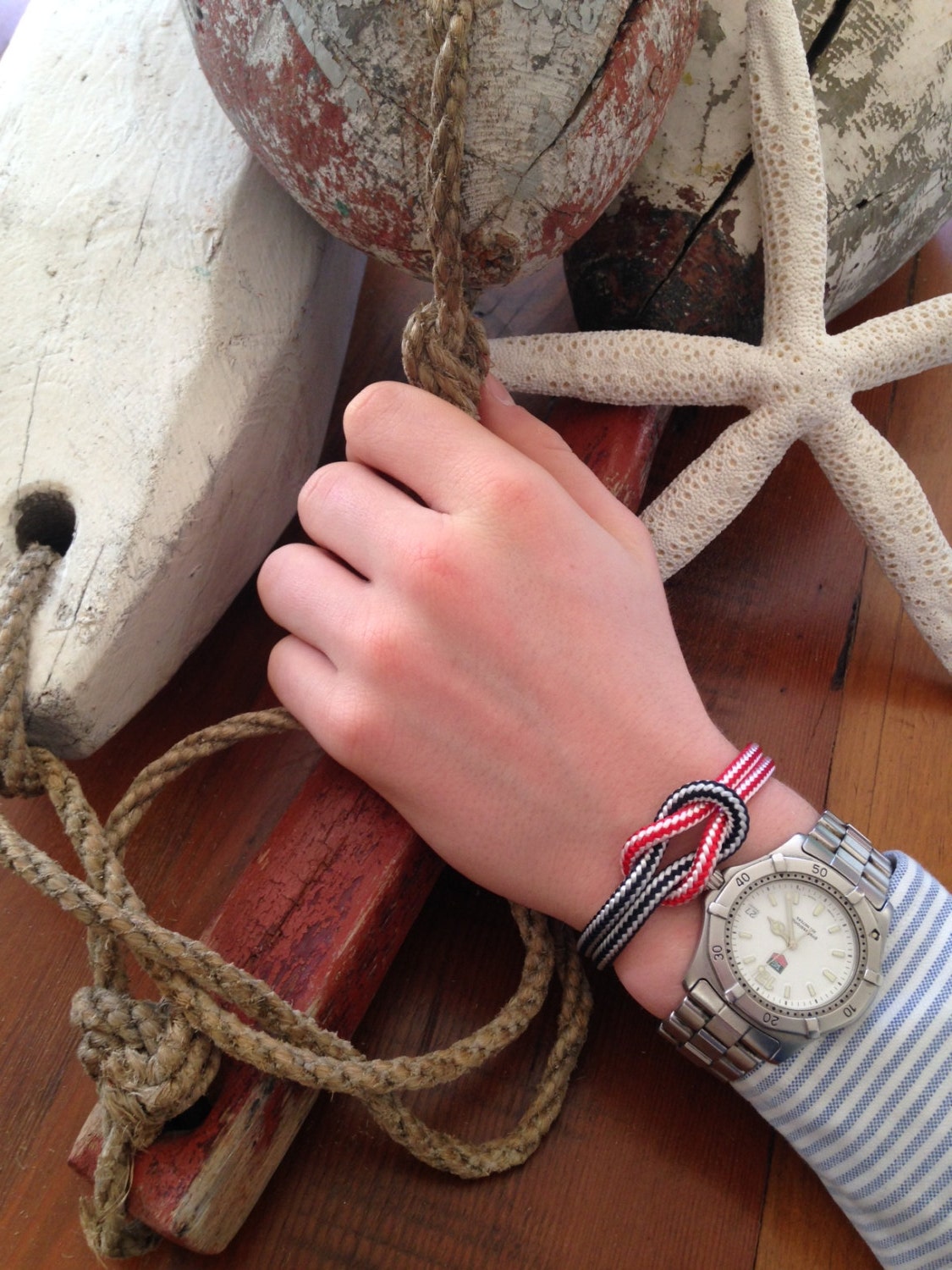 Sailwinds Nautical Rope Bracelet - Clipper Collection Bracelet for ...