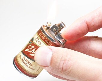 Mini Beer Can Lighter Keychain 1.5 inches Art & Collectibles Tobacciana ...
