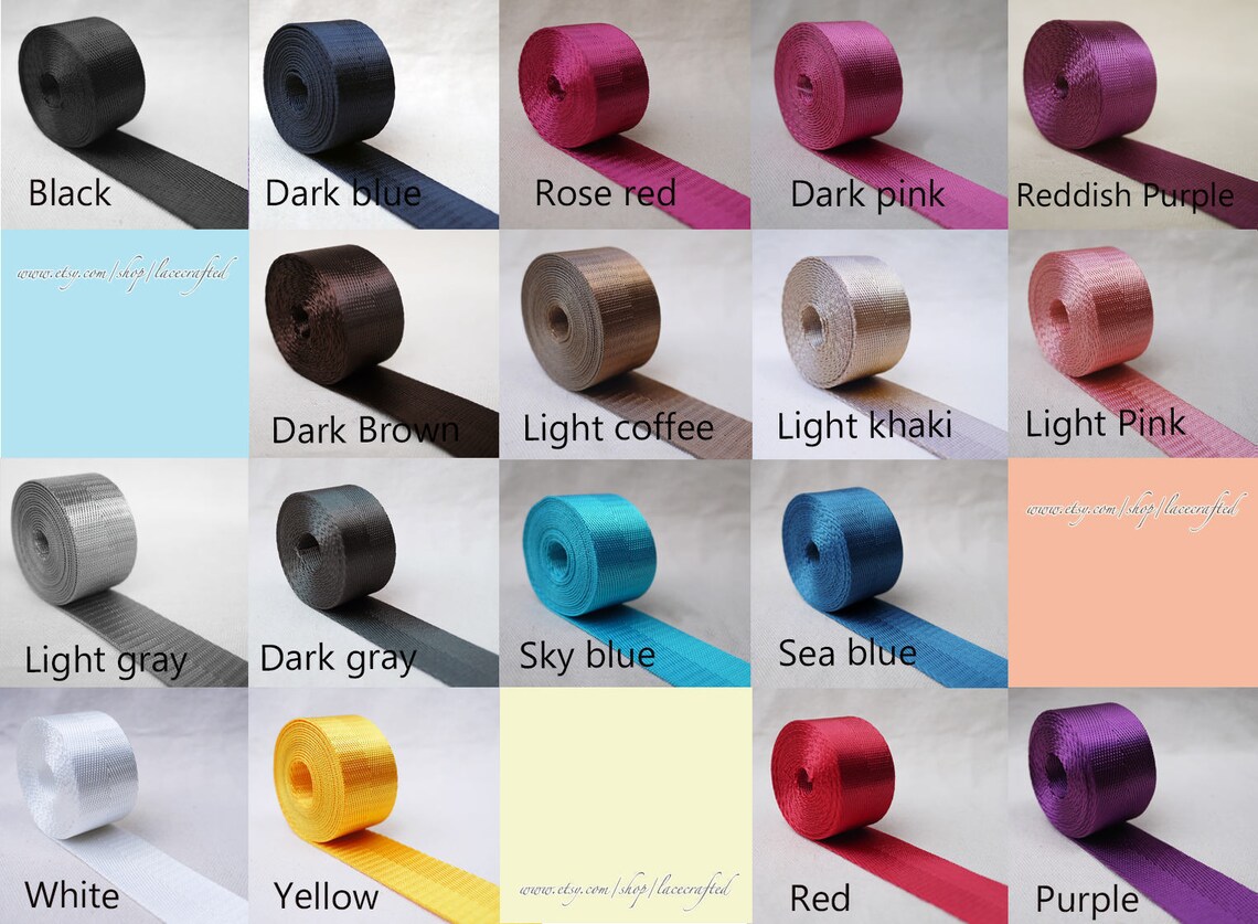 5meter 1 Inch/25mm Width Red Nylon Webbing Colorfully Key Fob | Etsy