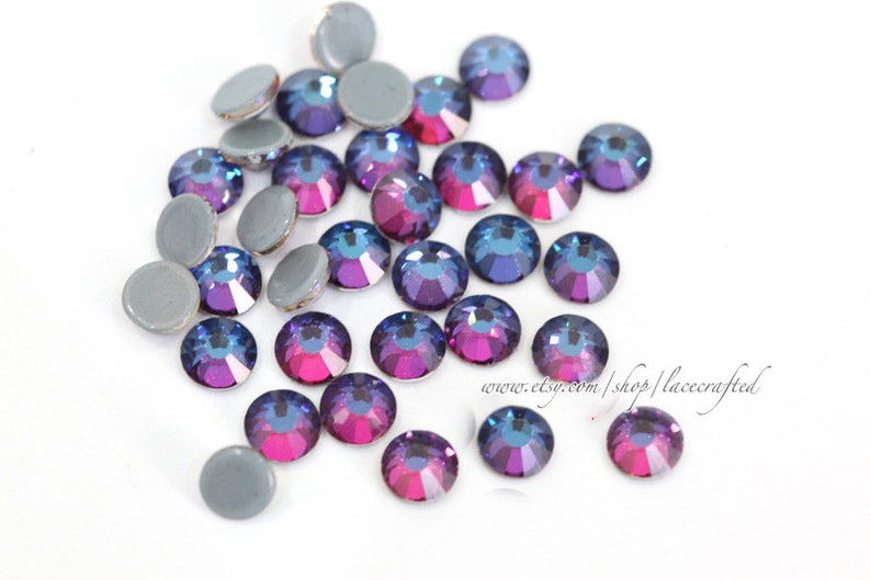 1440 Pcs 12 Facets 4.8mm Hotfix Hot Fix Iron on Glass Crystal ...