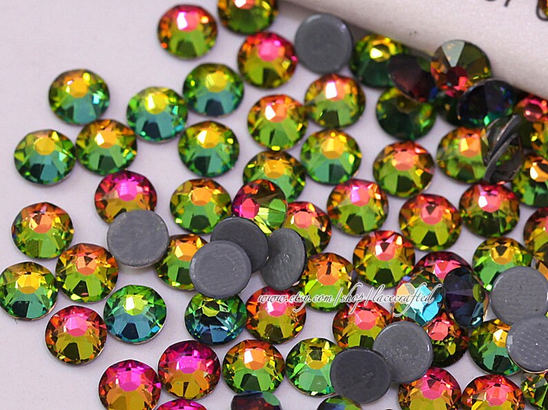 1440 Pcs High Quality 16 Facets 4.8mm Hotfix Rhinestone Hot Fix Iron on ...
