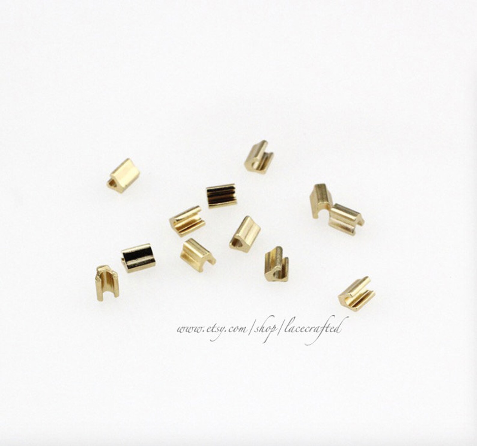 Brass Zipper Top Stop Zipper Bottom Stop 3# 5# Style Light Golden ...