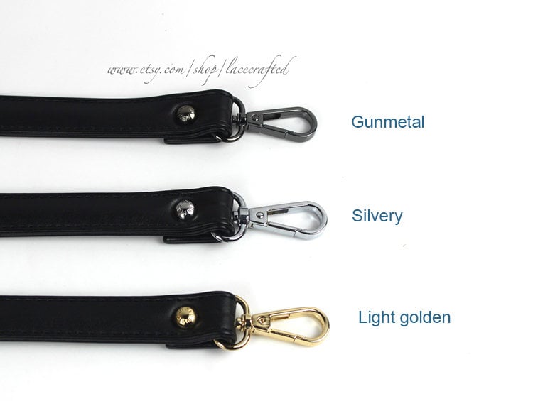 1 Pc Black Removable Leather Handle Purse Replacement Handle - Etsy