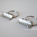 100 Sets 32mm (1.25 Inch) Silver Webbing End Clip Key Fob Hardware Belt ...