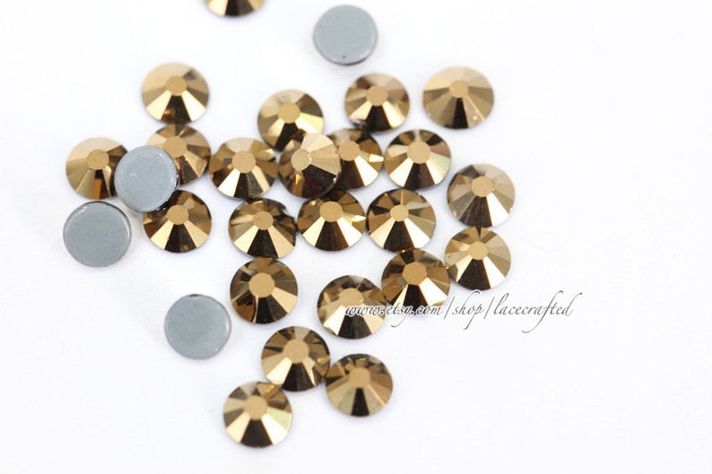 1440 Pcs 12 Facets 4.8mm Hotfix Hot Fix Iron on Glass Crystal ...